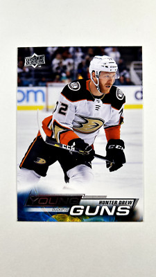 Hunter Drew 2022-23 Upper Deck Series 2 #476 Young Guns Rookie RC Ducks ...