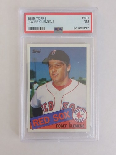 1985 Topps Roger Clemens PSA 7 Card #181 Rookie | eBay