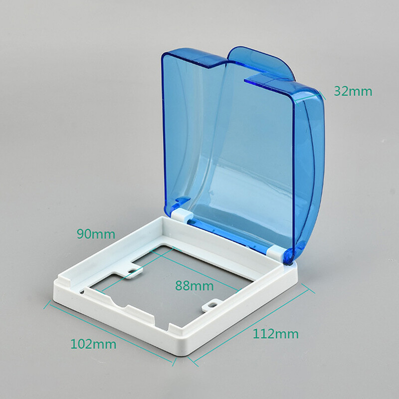 1PC 86 Type Outdoor Socket Waterproof Box Electric Plug Cover Rainproof ...