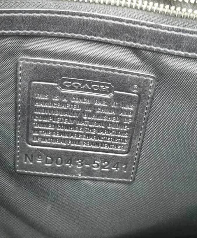 Coach LARGE Vintage Taylor DO43 5241 Black Leather Briefcase/Laptop Bag ...