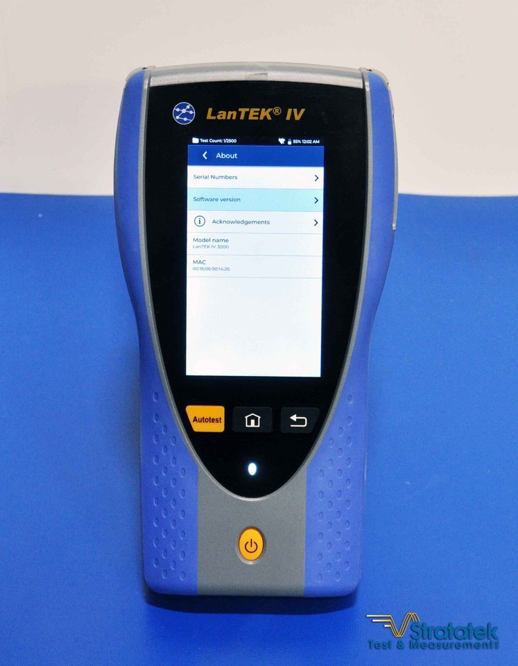 TREND Networks LanTek IV-3000MHz Cable Certifier with PL/CH Adapters ...