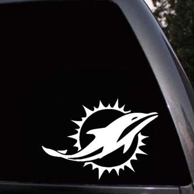 Miami Dolphins Logo Car Window Truck Bumper Laptop Decal Sticker | eBay