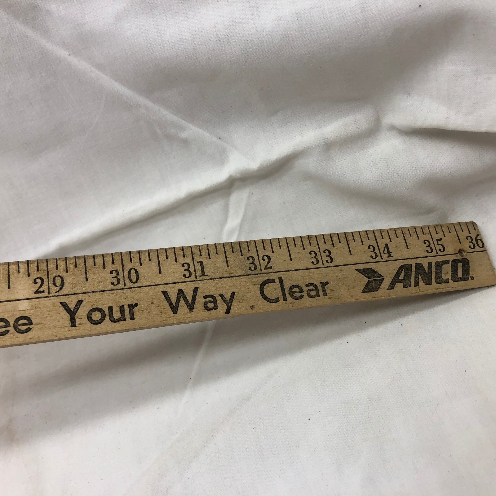 Vintage Tri-Folding Wood Yard Stick Champion | eBay