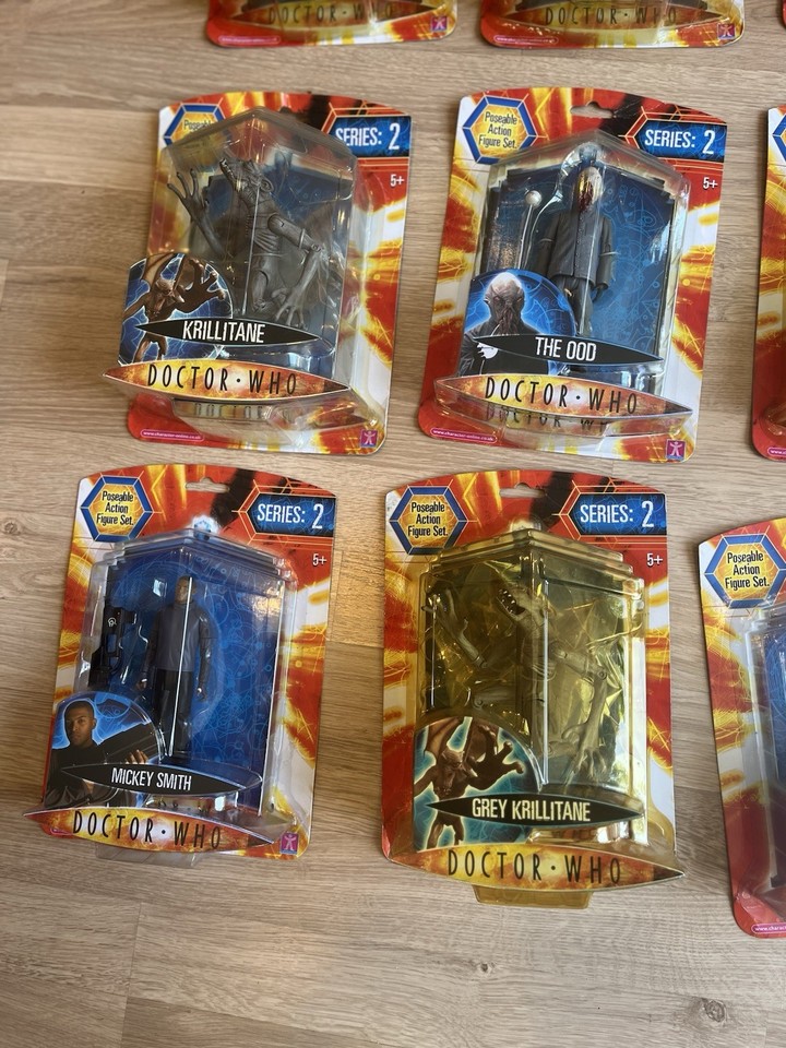 Doctor Who Series 2 Boxed Figures Collection (X20), Number Of Rare ...