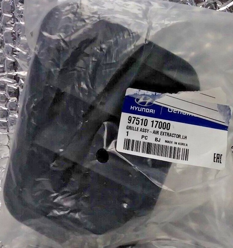 2004-2017 HYUNDAI ACCENT ELANTRA TUCSON VELOSTER LEFT AIR EXTRACTOR ...