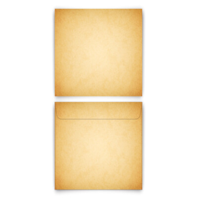 Briefumschläge - Vintage - Quadrat 155 x 155 mm - Kuvert Umschlag ...