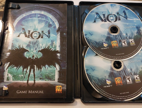 Aion Online PC Computer Video Game Set Collector's Tin Edition Ncsoft ...