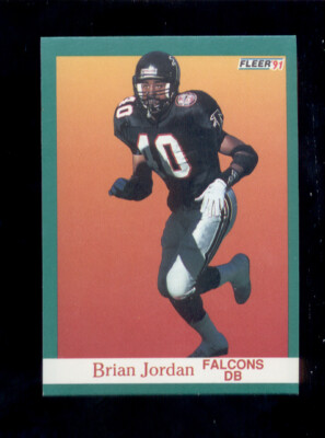 1991 Fleer BRIAN JORDAN Atlanta Falcons Card | eBay