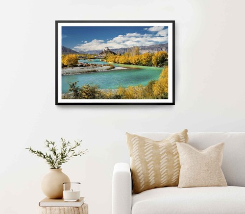 The Buddhist Monastery of Stakn Poster Premium Quality Choose your Size ...