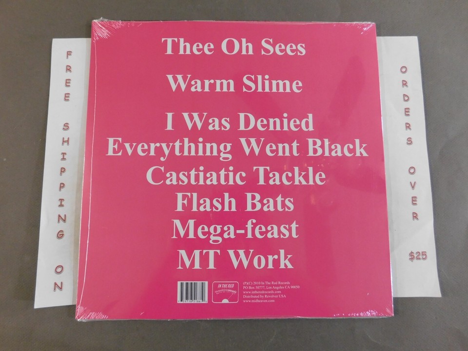 SEALED THEE OH SEES WARM SLIME COLORED VINYL 2023 RE LP IN THE RED ITR ...