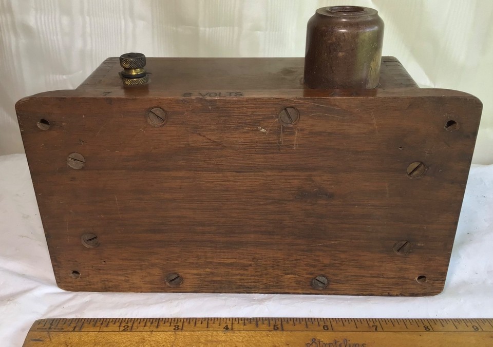 BRASS-ERA antique car BUZZ or SPARK COIL old FORD Model T auto Hit ...