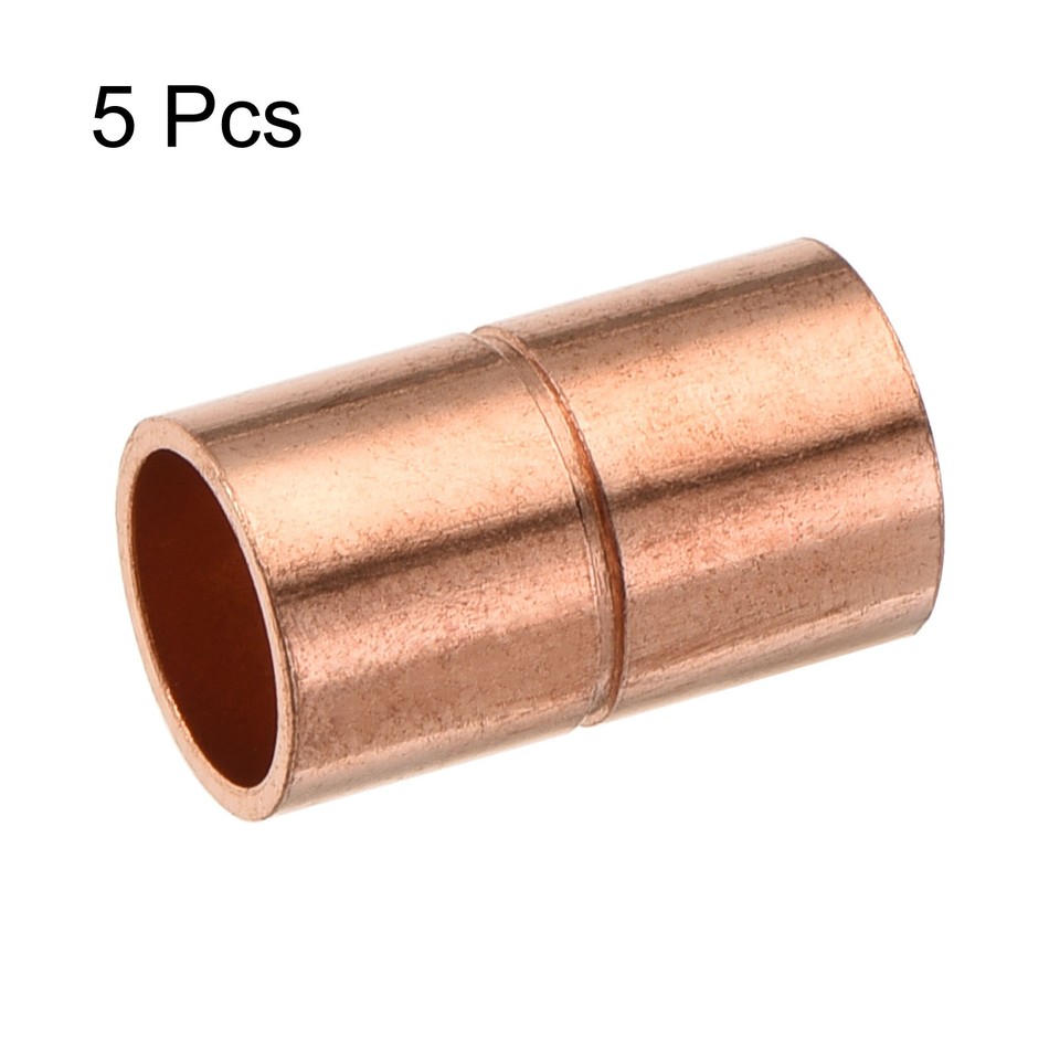 Copper Pipe Coupling 8mm Straight Connecting Adapter Joint for Plumbing ...
