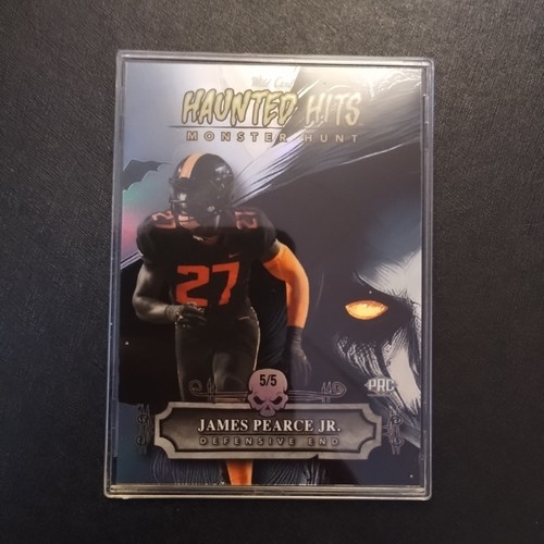 #5/5 James Pearce Jr Rookie Silver Witch 2024 Wild Card Haunted Hits ...