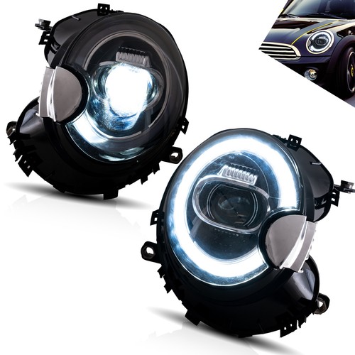 2*LED DRL Headlights For 2007-2015 Mini Cooper R56 R57 R58 R59 Startup ...