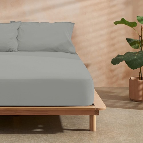 Fitted Bottom Sheet Belum Liso Steel 200 X 200 Cm Smooth NEW | eBay