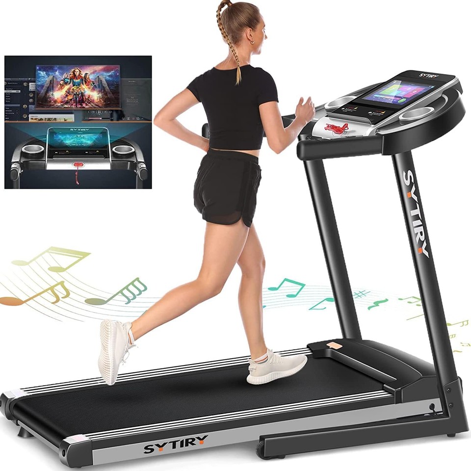 Treadmill 3.25 HP Electric Cardio Running Machine Incline Foldable for ...