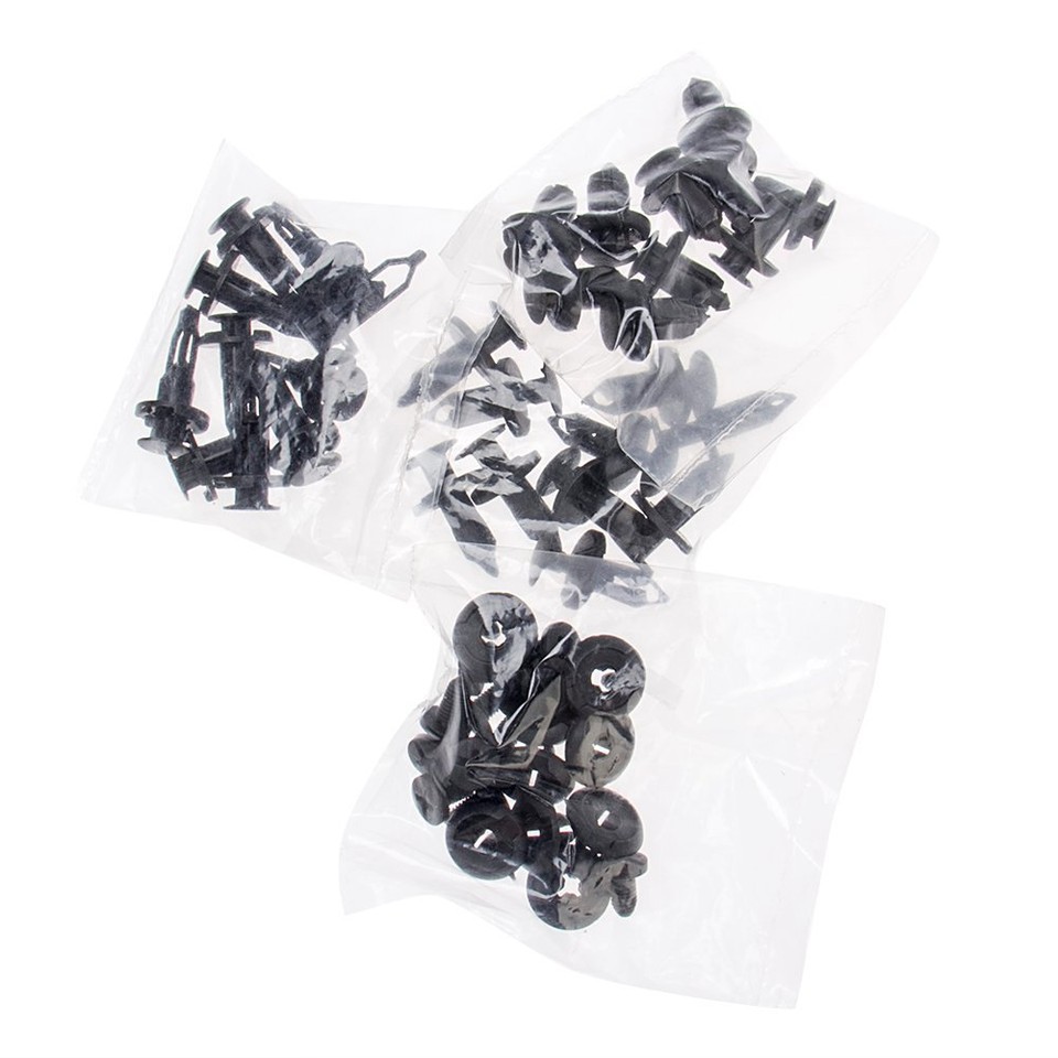 40Pcs Car Push Rivets Fastener Liner Retainer Pin Bumper Clips For GM ...