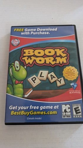 BOOK WORM BY POP CAP PC CD ROM GAME | eBay