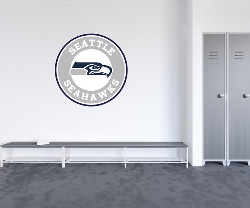 Seattle Seahawks NFL Football Sport Logo Sticker Wall Decor 22'' X 22 ...