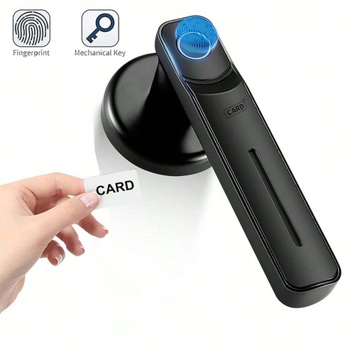 Door handle with keypad Keyless entry door lock with handle IC card | eBay