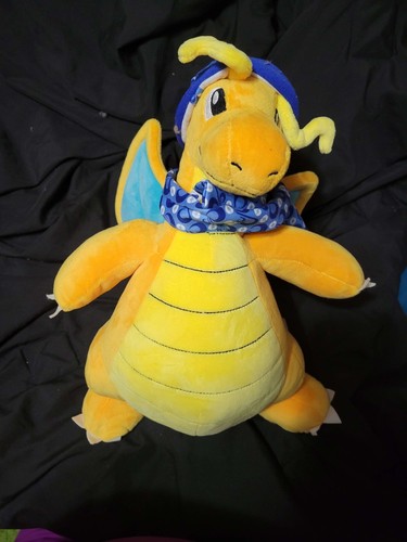 Build-A-Bear Exclusive Dragonite, hat, and scarf Plush Pokémon Bundle ...