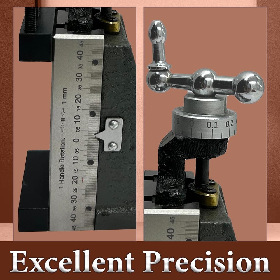 MachEl Vertical Slide for 7x14 Mini Lathe – Fixed Type with Base Plate ...
