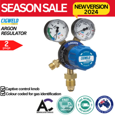 CIGWELD CUTSKILL ARGON REGULATOR 210254 - AUSTRALIA BRAND | eBay Australia