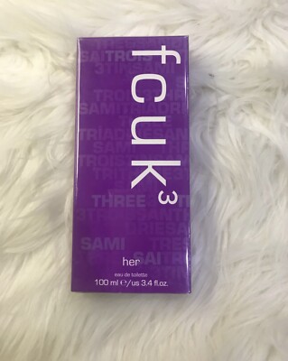 FCUK 3 HER by French Connection Perfume 3.4 oz 3.3 New in Box | eBay