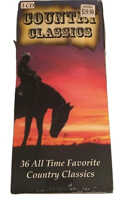 Country Classics 3 CD Boxed Set 36 All Time Favorites New Sealed | eBay