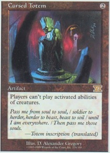 Cursed Totem 6th Edition Lightly Played, English - MTG | eBay