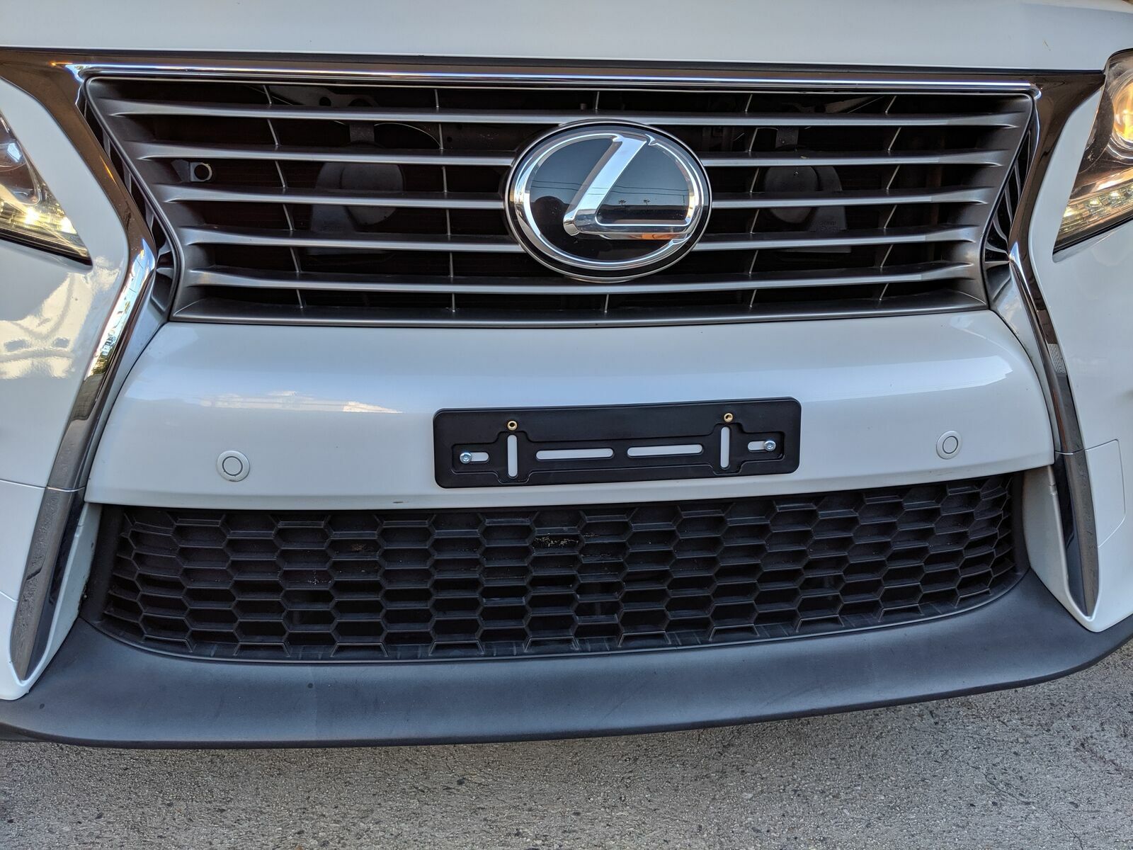 Front License Plate Tag Holder Mount Adapter Bumper Kit Bracket for ...