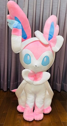 Pokemon Center Online limited Sylveon Nymphia Life size Big Plush doll ...