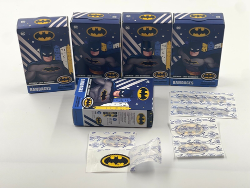 Antibacterial Bandages, assorted shape and size,for Kids Batman Shaped ...