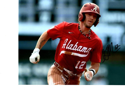 GAGE MILLER ALABAMA CRIMSON TIDE BASEBALL SIGNED 8X10 PHOTO W/COA #1 ...