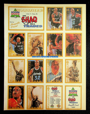 Shaq of All Trades CCG Cards Icon Sports 1993 Print Magazine Ad Poster ...
