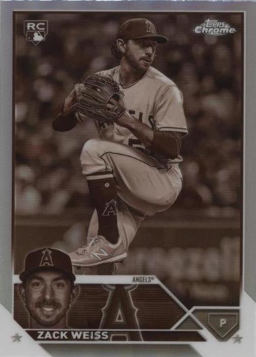 2023 Topps Chrome Update Series - Zack Weiss #USC155 Sepia Refractor ...
