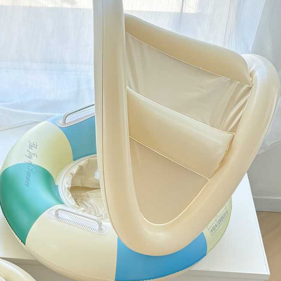 Baby Swim Ring Inflatable Pool Floats Leakproof Floral Pool Rings for ...