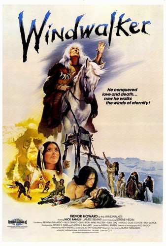 WINDWALKER Movie POSTER 27x40 Trevor Howard James Remar Dusty Iron Wing ...