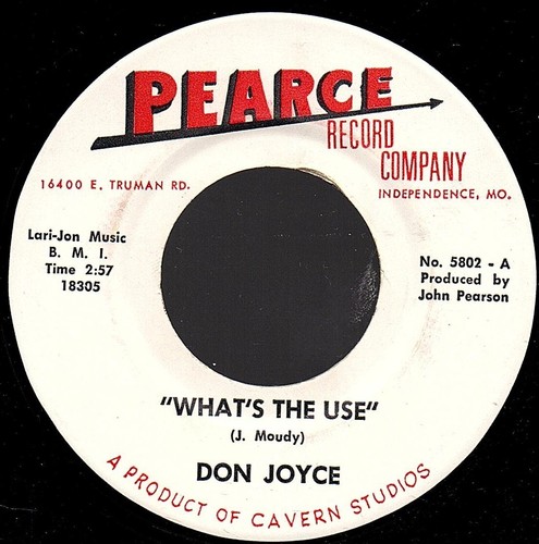 DON JOYCE SINGLE PEARCE " WHAT'S THE USE / DREAM ANGEL " [US] | eBay