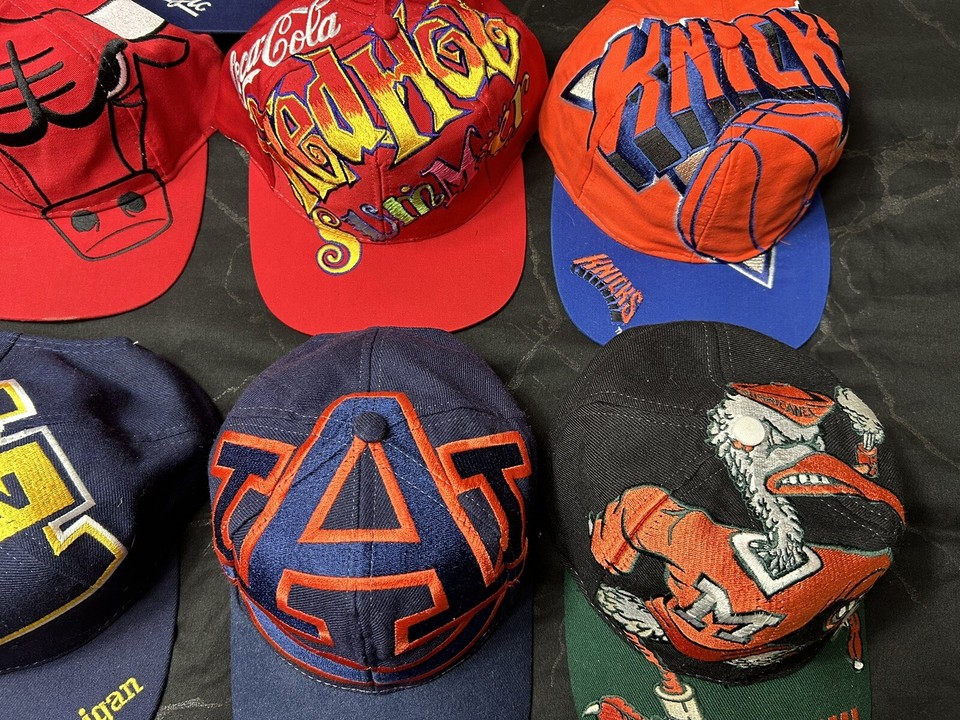 Vintage 90s SnapBack Lot Of 11 Hats And 9 Are Big Logos | eBay