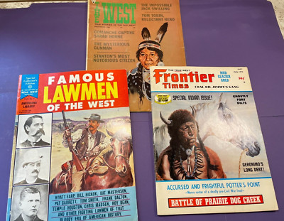 Three 1960s 1970s Western Magazines Frontier Times The West Famous ...