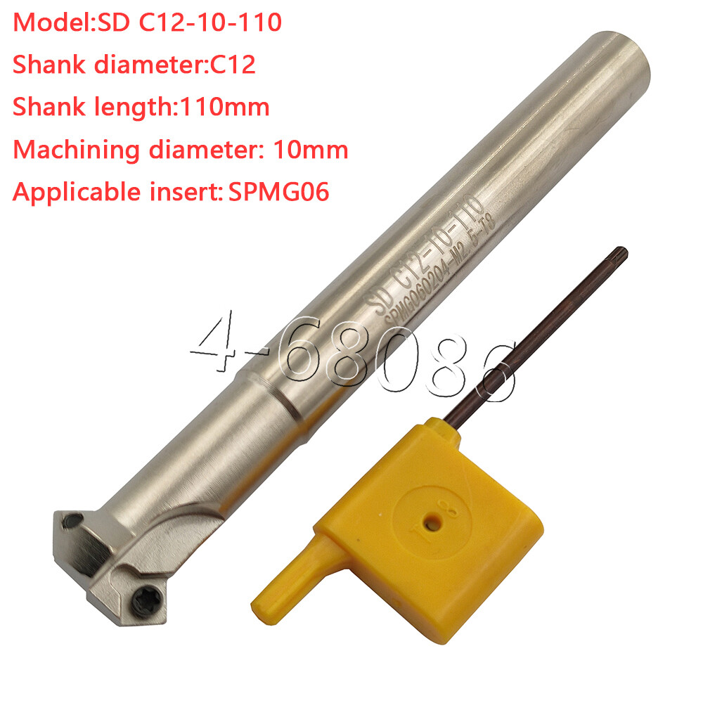 SD C12-10-110 Single side 45°Index EndMill Holder Chamfering tool rod ...
