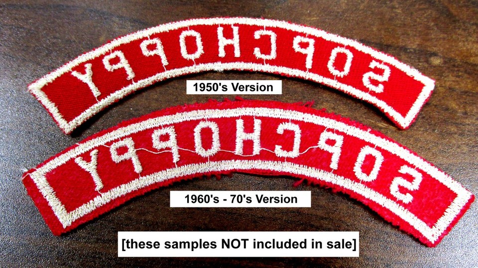 OAKTON 1960's Red and White Vintage RWS Community City Strip Boy Scout ...