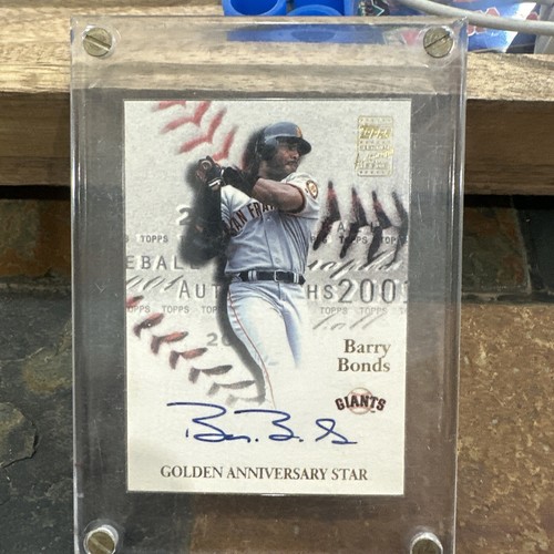 Barry Bonds 2001 Topps Golden Anniv. Certified Autographs #BB | eBay