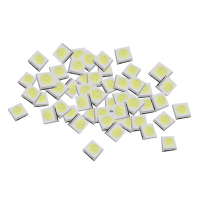 50x LED diodes Square light emitting diodes, 1W, 3V 3535 SMD LED chip ...