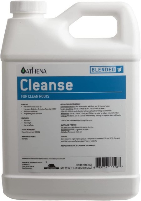 Athena Nutrients Cleanse For Clean Roots Supplement 32oz Quart for sale ...