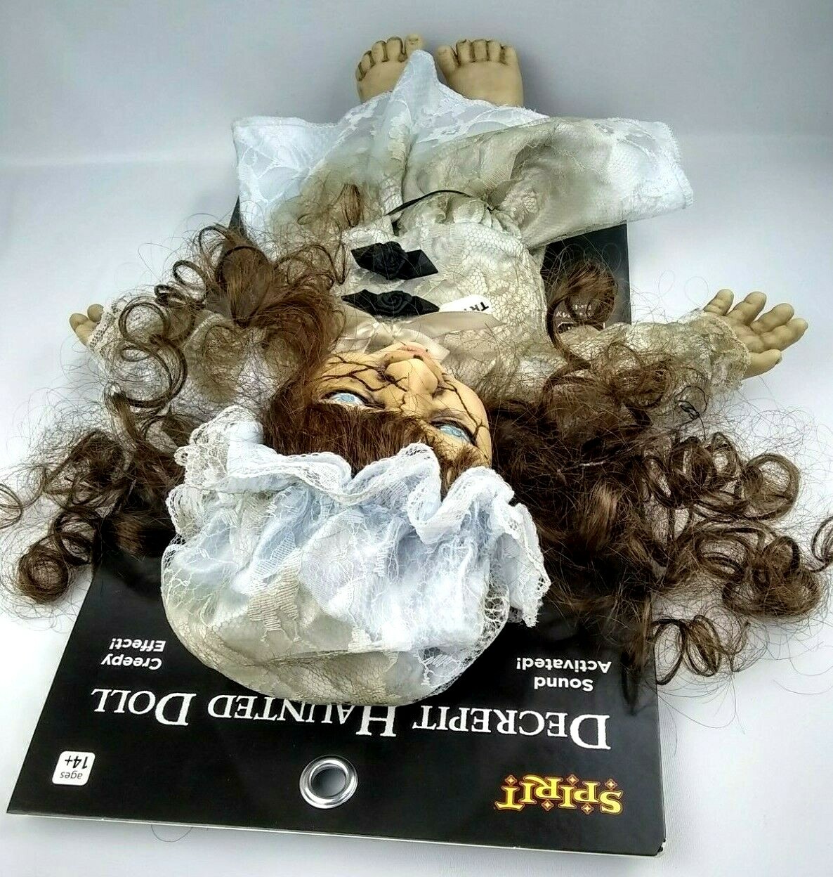 Decrepit Spooky Doll Voice Animated Talking Spirit Halloween Creepy ...