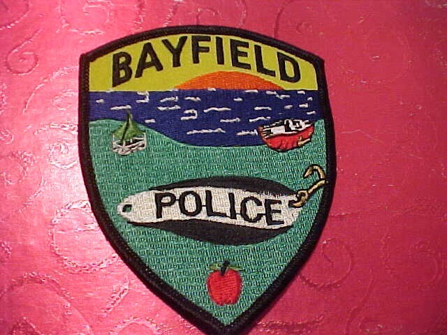 BAYFIELD WISCONSIN POLICE PATCH SHOULDER SIZE UNUSED NOT A BADGE | eBay