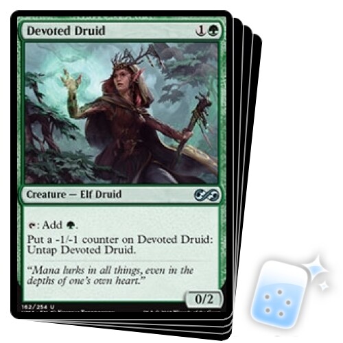 DEVOTED DRUID X4 Ultimate Masters Magic MTG MINT CARD | eBay