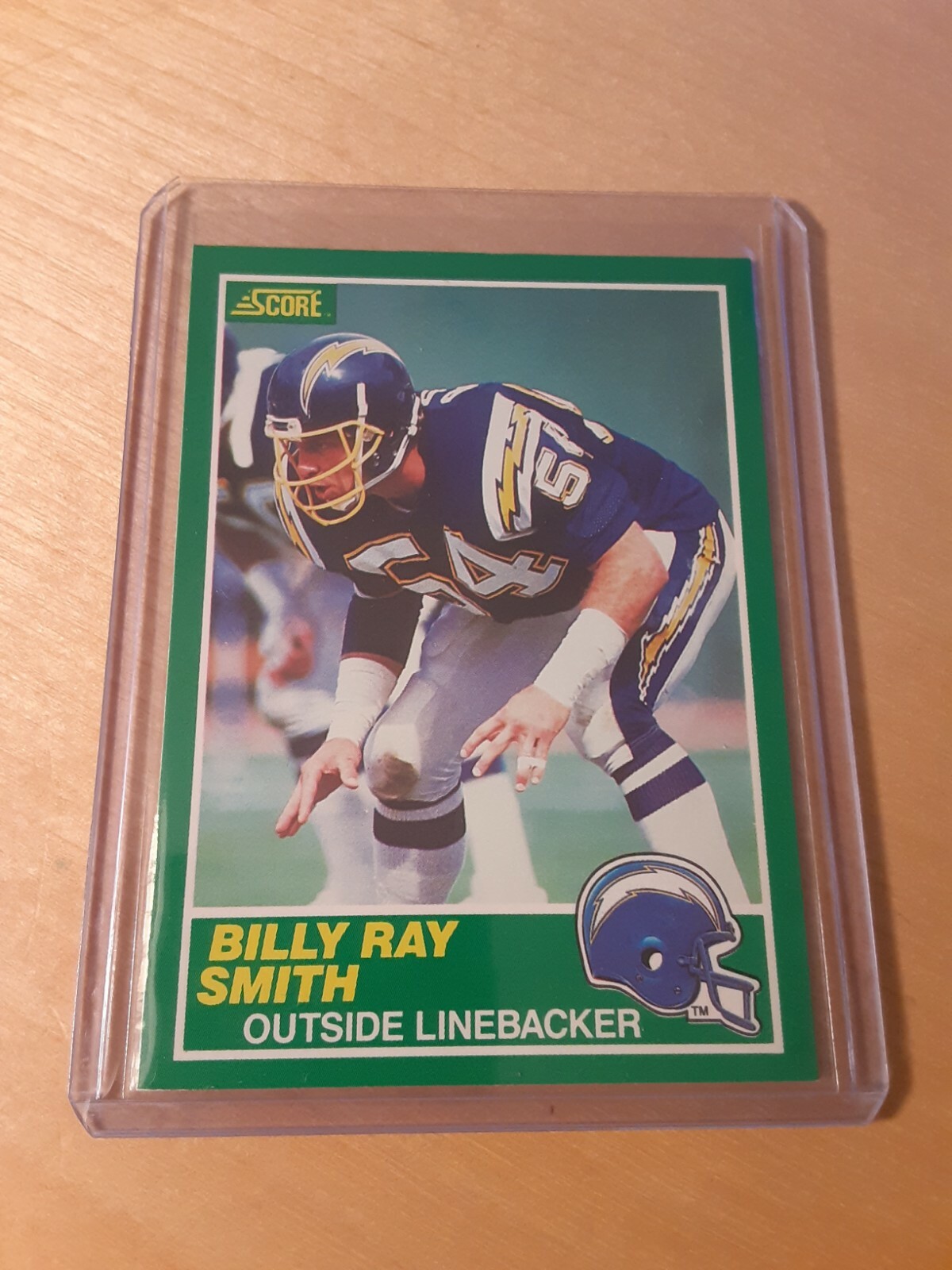 1989 Score #222 BILLY RAY SMITH San Diego Chargers Football Card, OLB ...